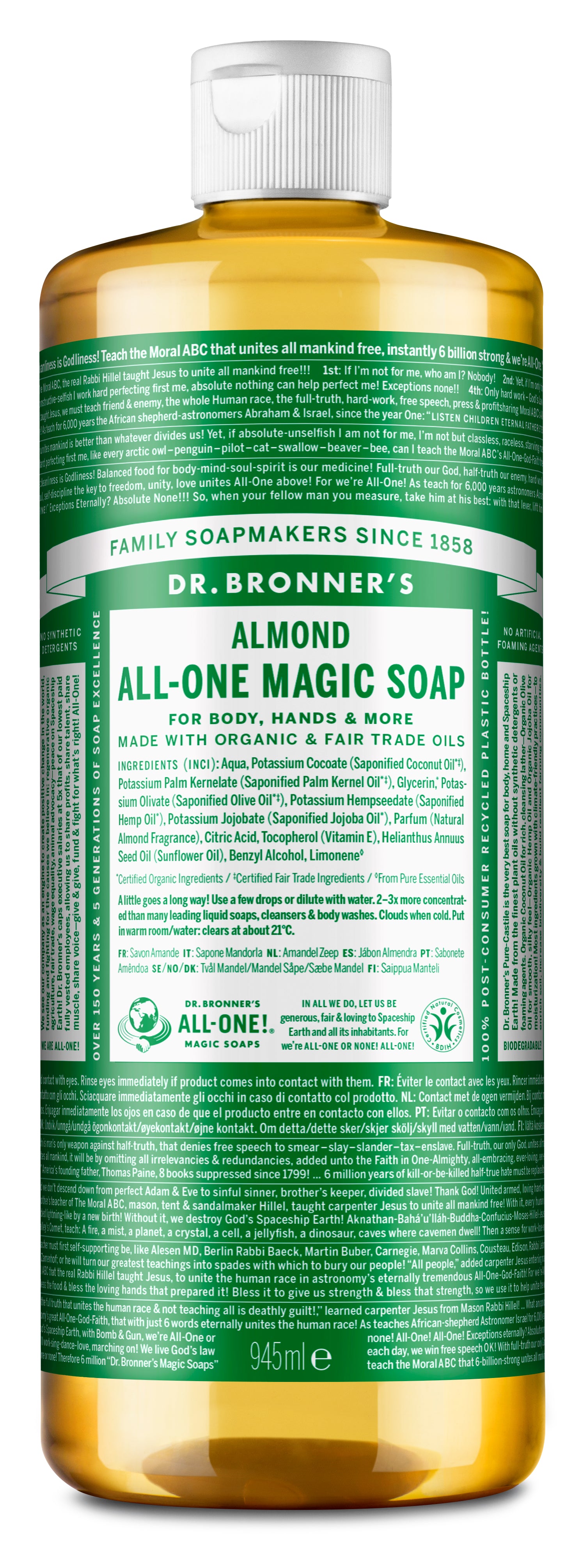 Buy Almond All-One Magic Soap - For Face, Body, Home & More – Dr ...