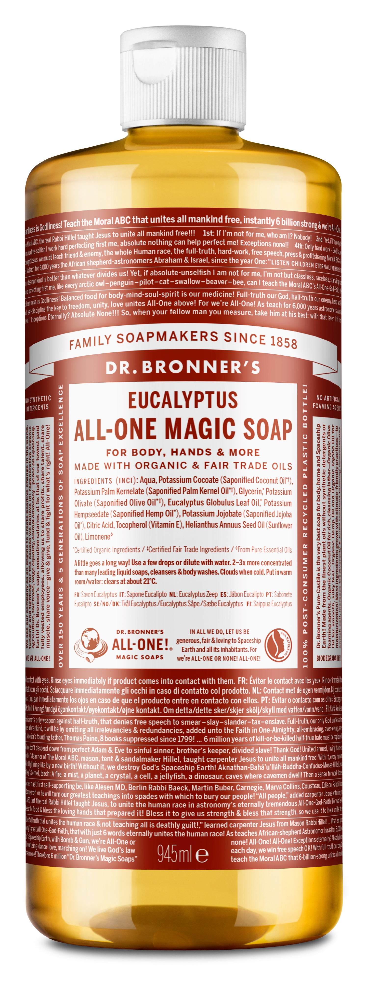 Buy Eucalyptus Magic Soap - Liquid Wash for Face, Body, Home & More ...