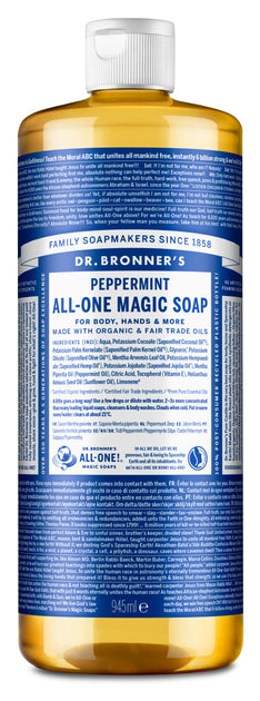 Buy Peppermint Magic Soap - Liquid Wash for Body, Home & More – Dr ...
