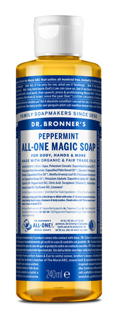 Buy Peppermint Magic Soap - Liquid Wash for Body, Home & More – Dr ...